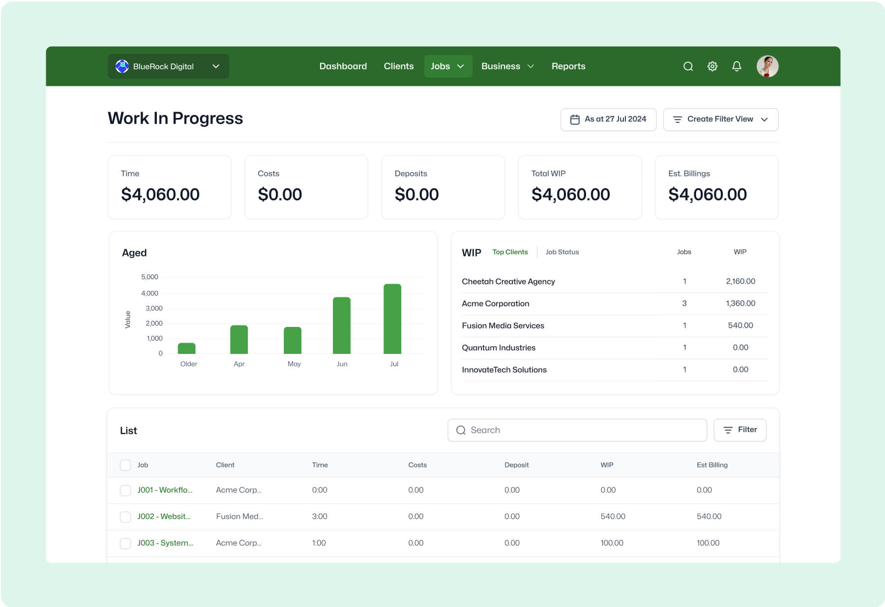 All in One Job Management Software Features